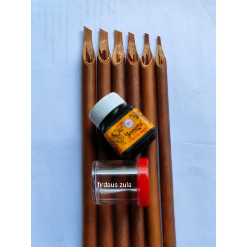 Jual Paket Lengkap Qalam Handam Kuas Pulpen Pena Khat Kaligrafi Arab ...