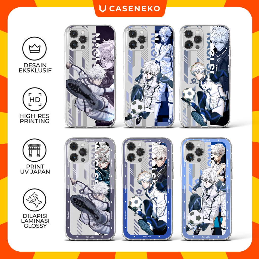 Jual Custom Casing HP Nagi Seishirou Blue Lock Anime Phone case 1 ...