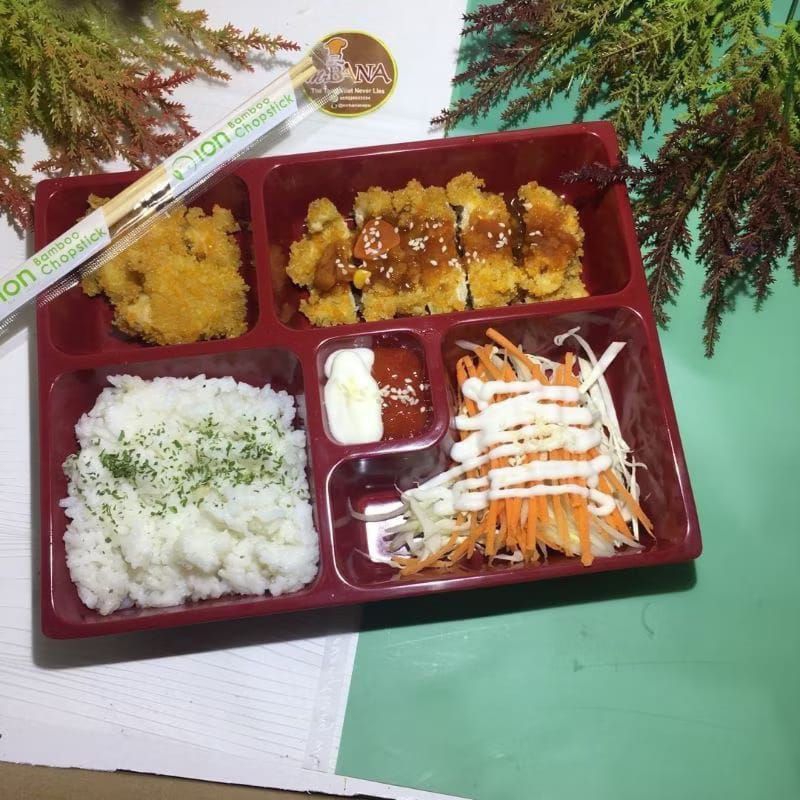 Jual Piring Sekat Bento Melamin 25 Cm - Piring Bento Resto - Golden ...