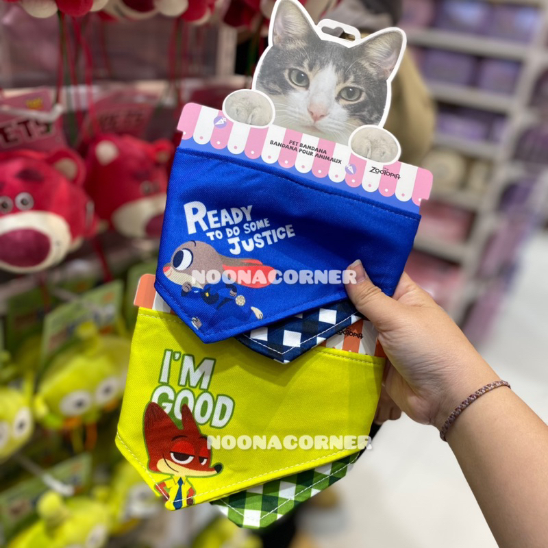 Jual Miniso X Zootopia ‼️ Pet Bandana / Pet Accessories Zootopia Series ...