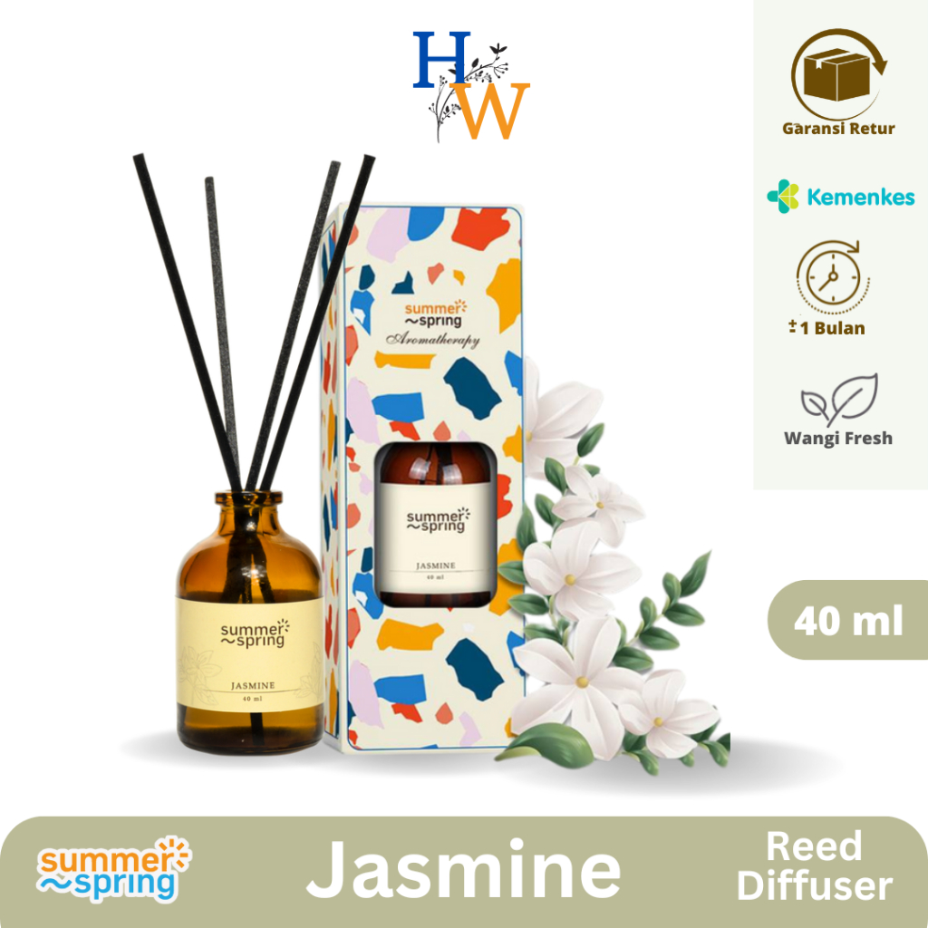 Jual Summer Spring Reed Diffuser Jasmine Pengharum Kamar Tidur Pewangi ...
