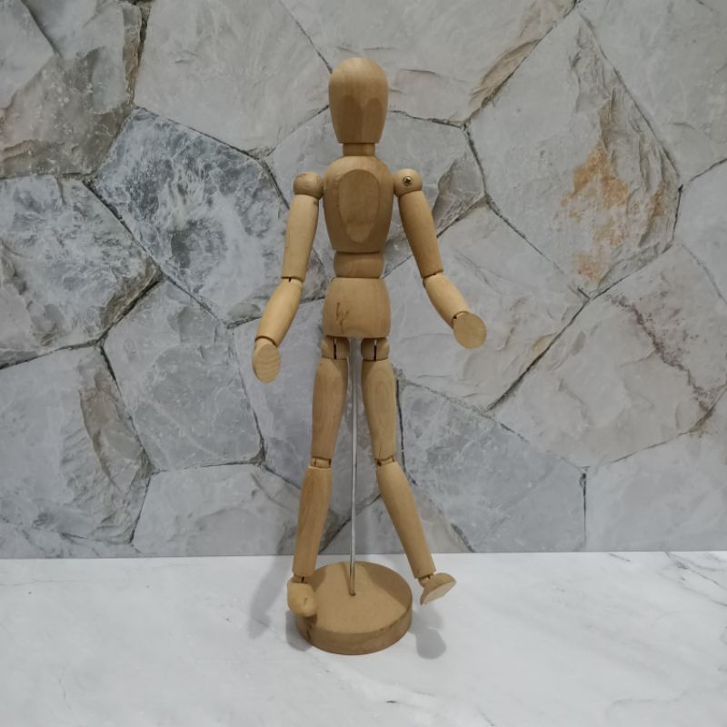 Jual Manekin Kayu Artikulasi Ikea 30cm | Shopee Indonesia