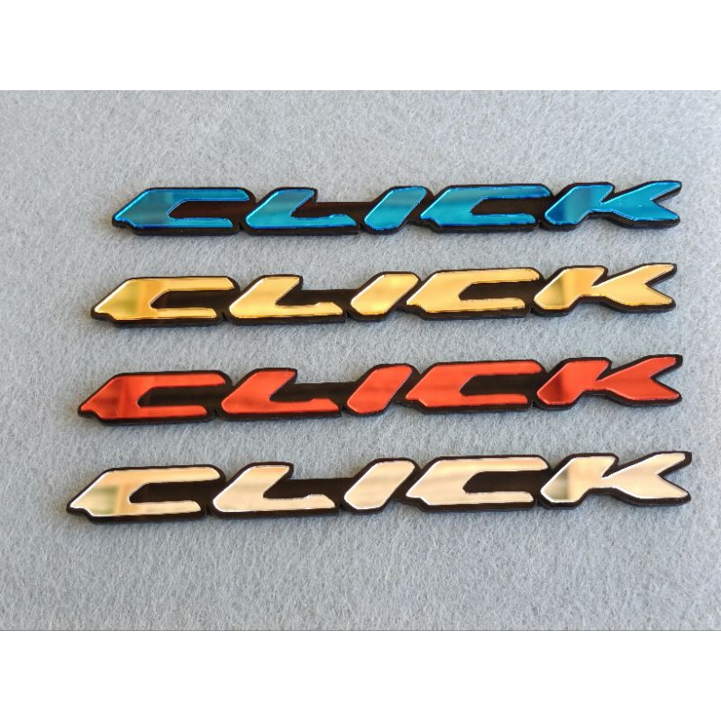 Jual Logo Variasi CLICK Emblem Motor Vario Thailand Click | Shopee ...