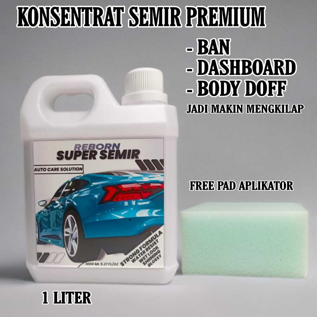Jual Konsentrat Semir Ban Mobil Dan Motor 1liter BIsa Untuk Dashboard ...