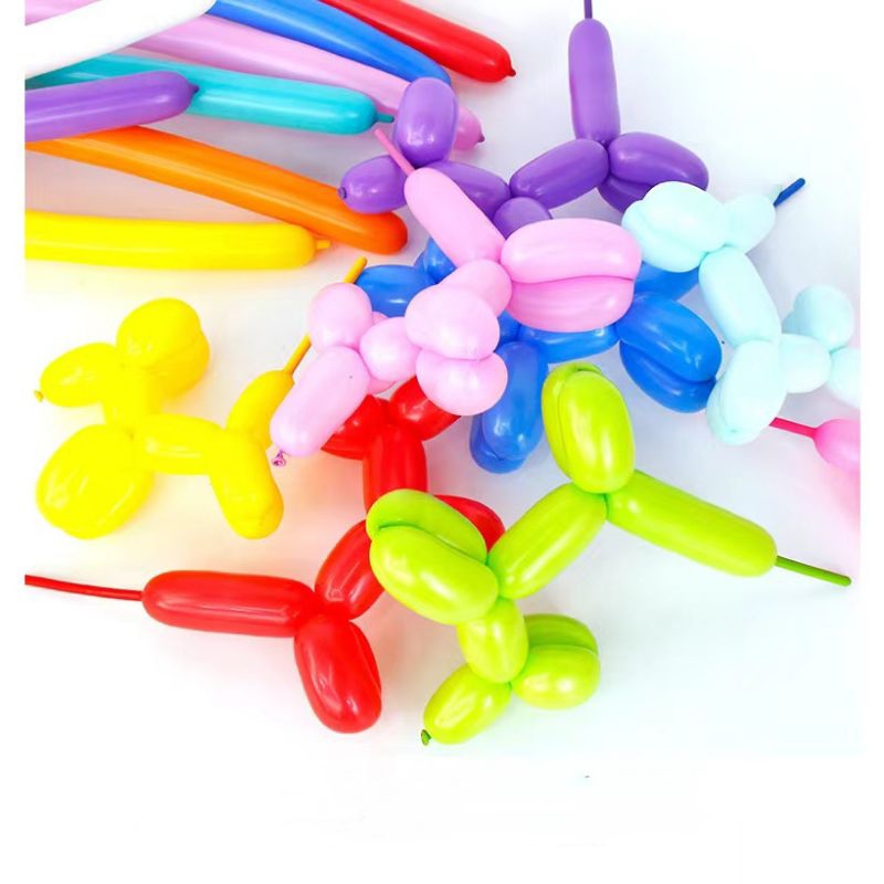 Jual 1 Pcs balon twist / balon lurus panjang / balon bentuk cacing ...