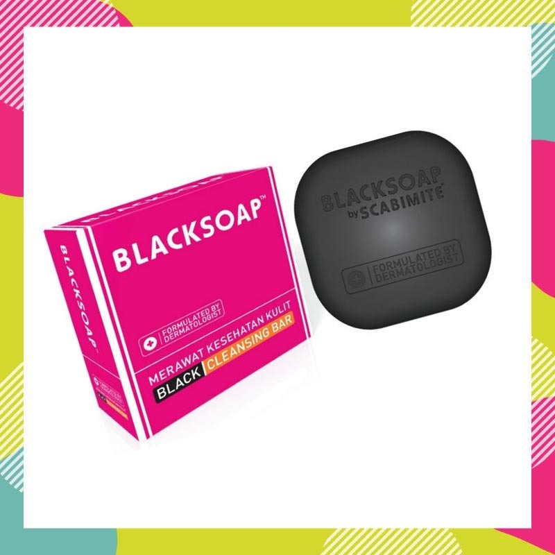 Jual Scabimite Blacksoap Sabun Perawatan Kulit Gatal | Shopee Indonesia