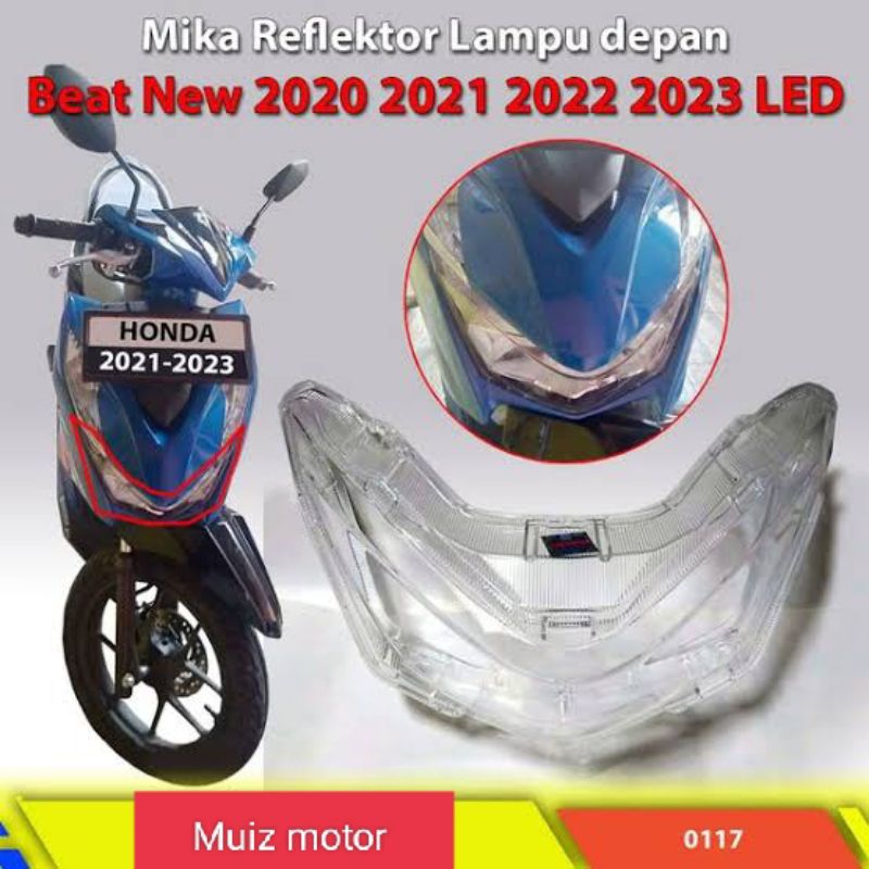 Jual KACA MIKA LAMPU DEPAN BEAT 2020 BEAT DULUXE BEAT STREET 2020-2023 ...
