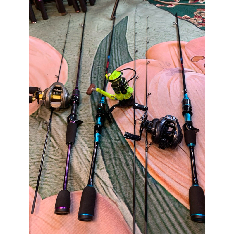 Jual joran UL 2-6Lb set Reel bc zorro cliker dan reel spining ph ...