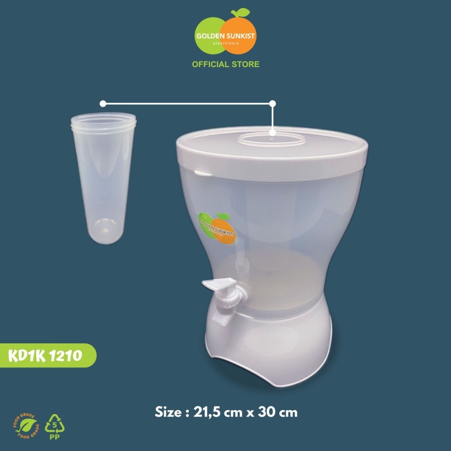 Jual Dispenser Kecil Putih KD1K 1210 PH GB | Wadah / Tempat Penyimpanan ...