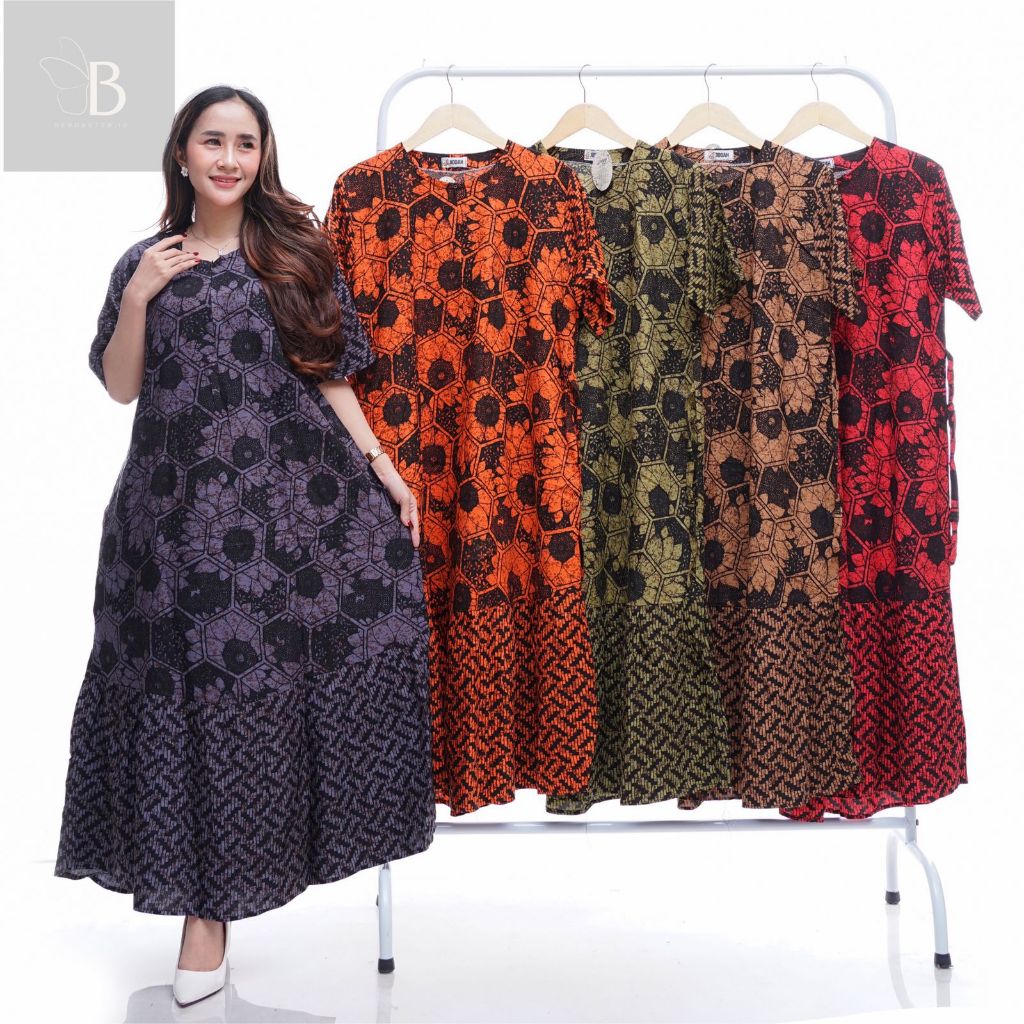 Jual Baju Daster Model Tina Wanita Kekinian Ukuran Jumbo Busui | Shopee ...