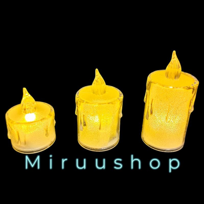 Jual Lilin elektrik LED premium hias korea aesthetic lilin natal lilin ...