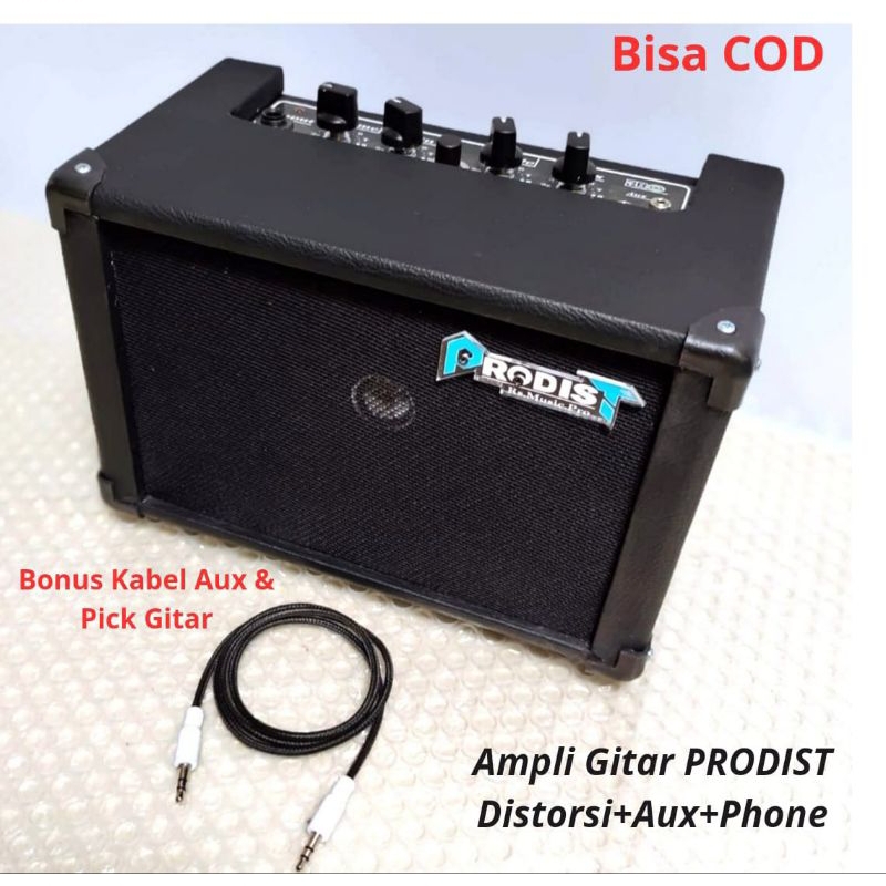 Jual Ampli Gitar PRODIST Mini - Ampli Gitar Mini 4 Inch Sudah Distorsi ...