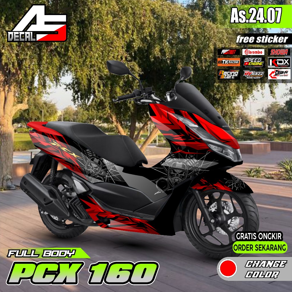 Jual Decal Stiker HONDA PCX 160 Full Body 2021 2022 2023 2024 Sticker ...