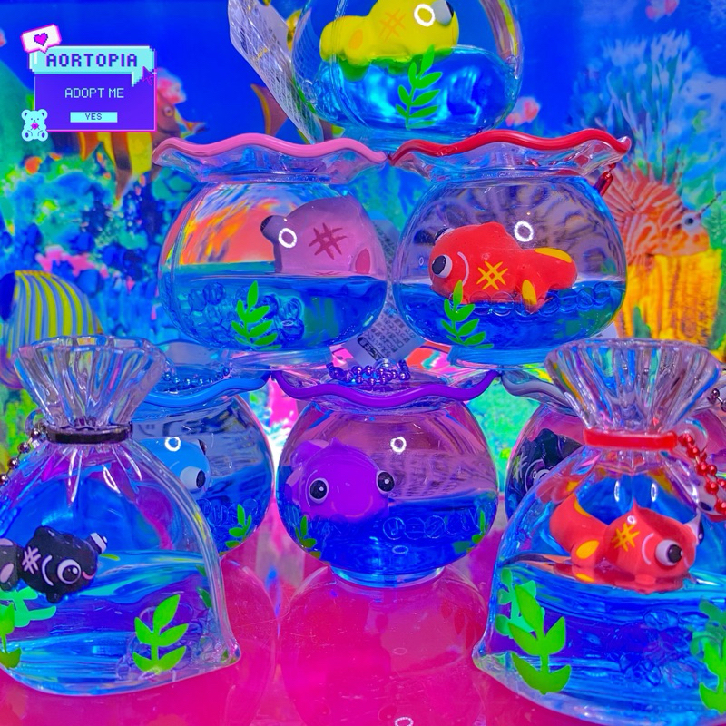 Jual AQUARIUM KEYCHAIN FISHBOWL KEYCHA GOLDFISH KEYCHAIN GANTUNGAN ...