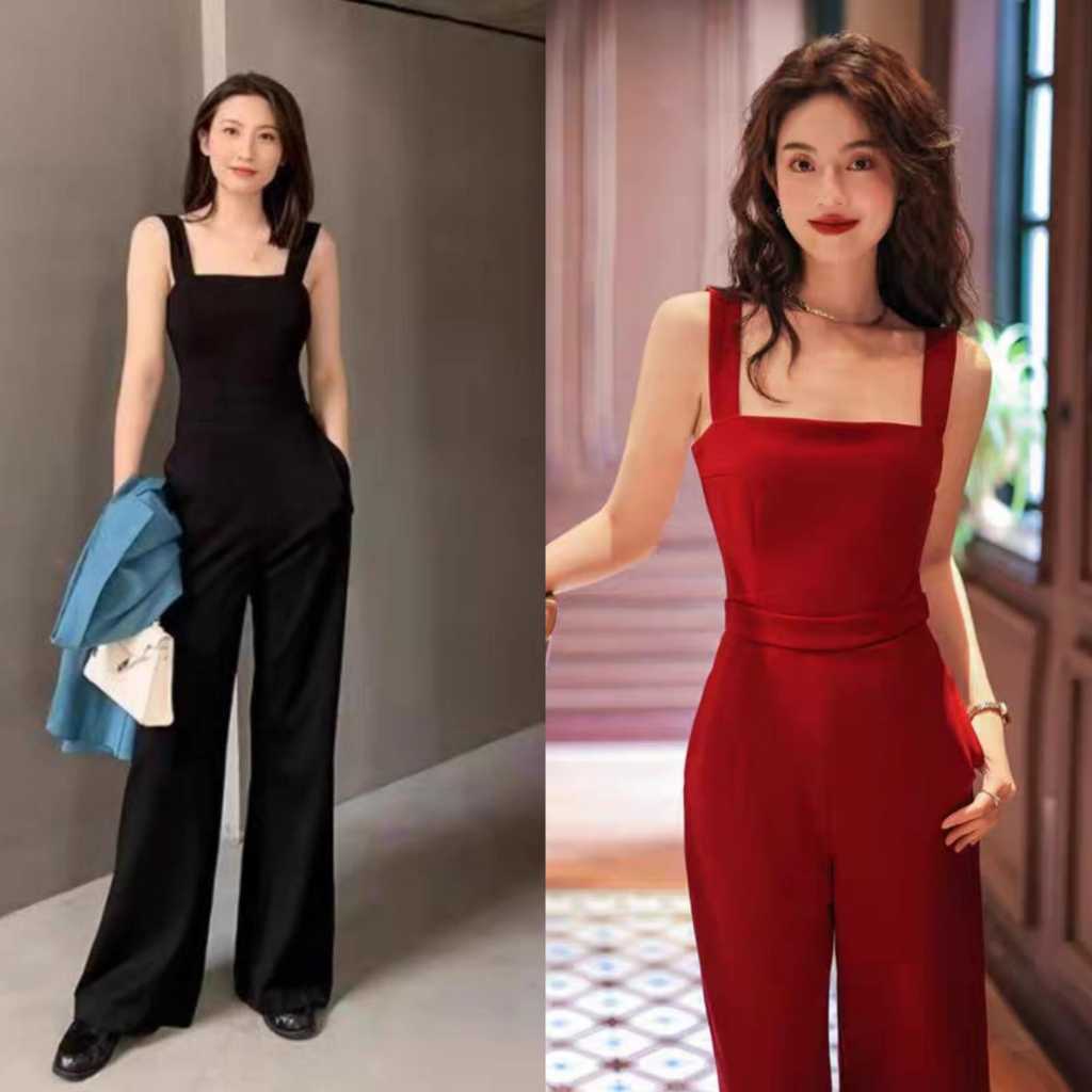 Jual Peace Monday Korean Overall Jumpsuit Cargo / Celana Kodok Overall ...