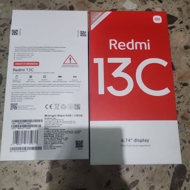 Jual dus box redmi 13c kosongan asli copotan | Shopee Indonesia