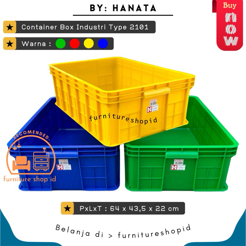 Jual Hanata - Box Container 2101 - Box Industri Premium Tebal | Shopee ...