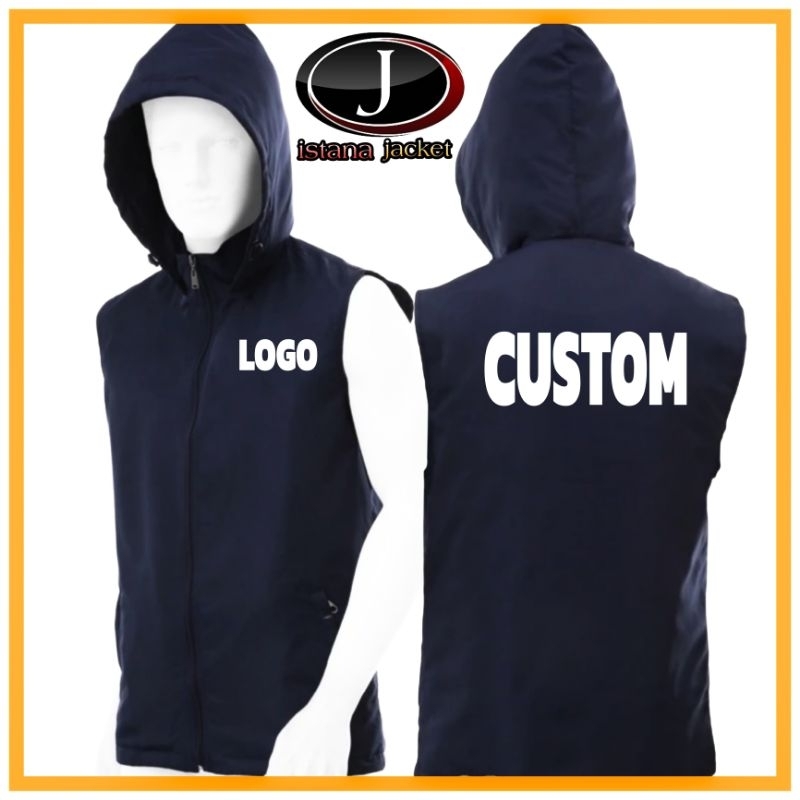 Jual Rompi Hodie Custom Rompi Custom Logo Sablon dan Bordir Rompi Pria ...