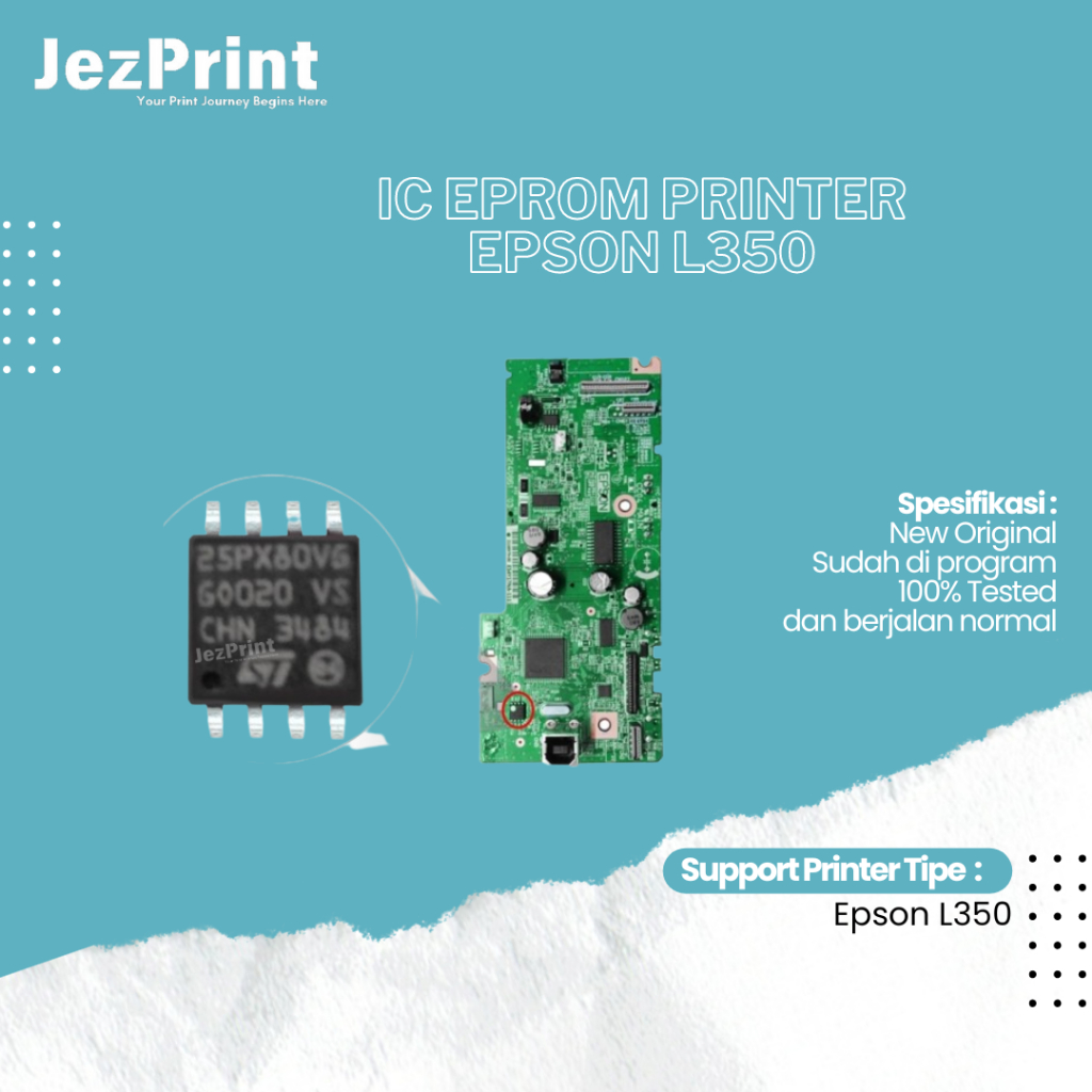 Jual IC Eprom Epson L350, IC Eeprom Reset Epson L350, Resetter Printer ...