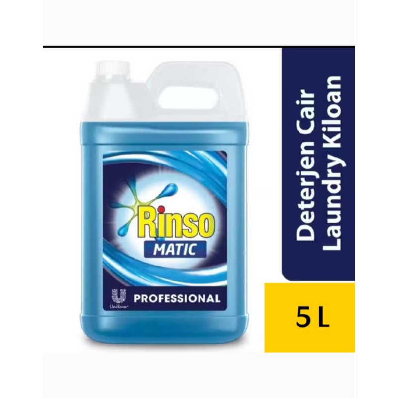 Jual Promo!!! Deterjen Laundry Biru Matic/ Pembersih Pakaian 5 Liter ...