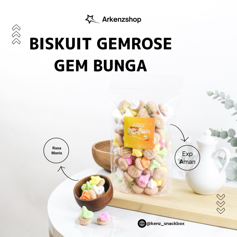 Jual Biskuit Gemrose Kue Monas 1kg Kembang Gula Kancing Snack Kiloan ...