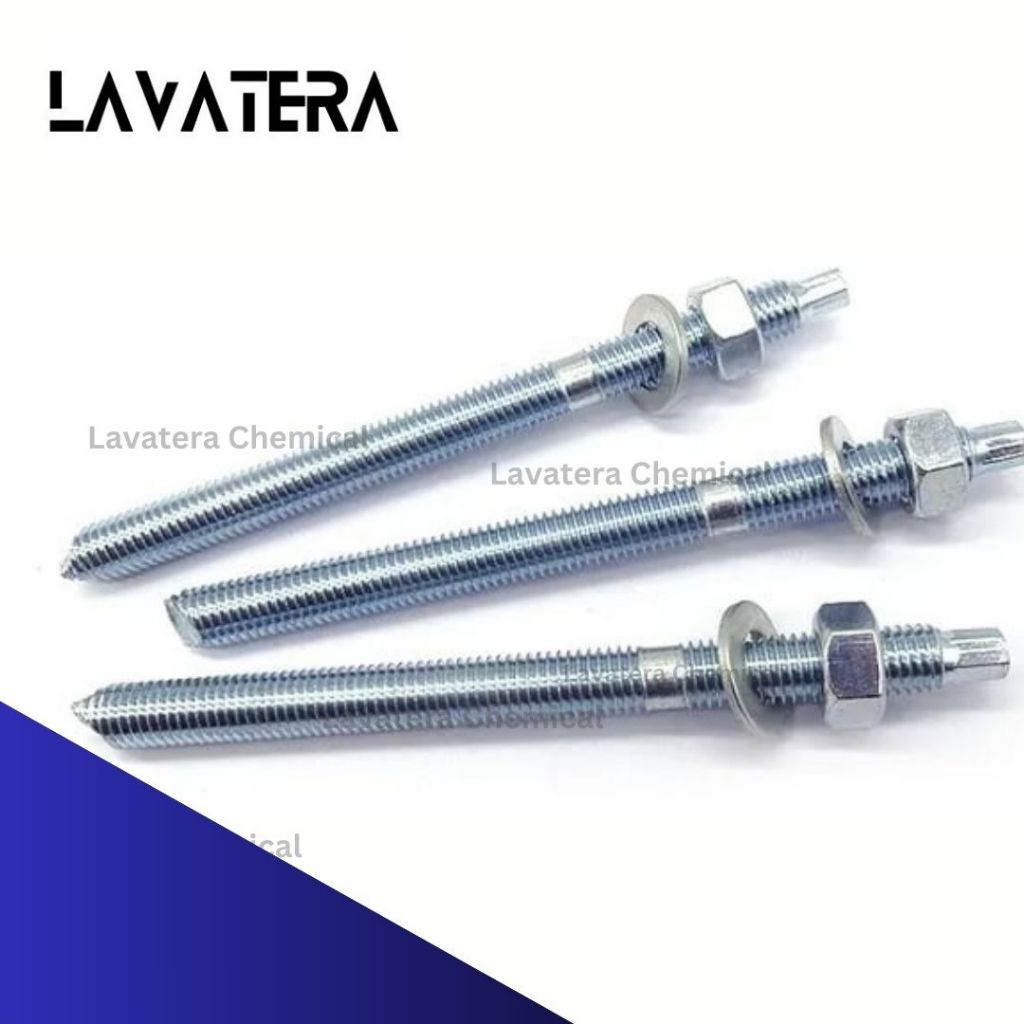 Jual CHEMICAL ANCHOR ANGKUR STUD BOLT M12 X 160 GRADE 5.8 | Shopee ...
