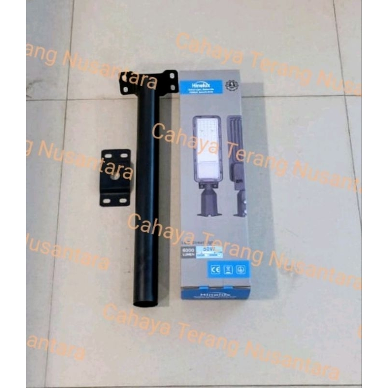 Jual LampuPju 50w led plus tiang 50cm lampu jalan led 50w plus tiang ...