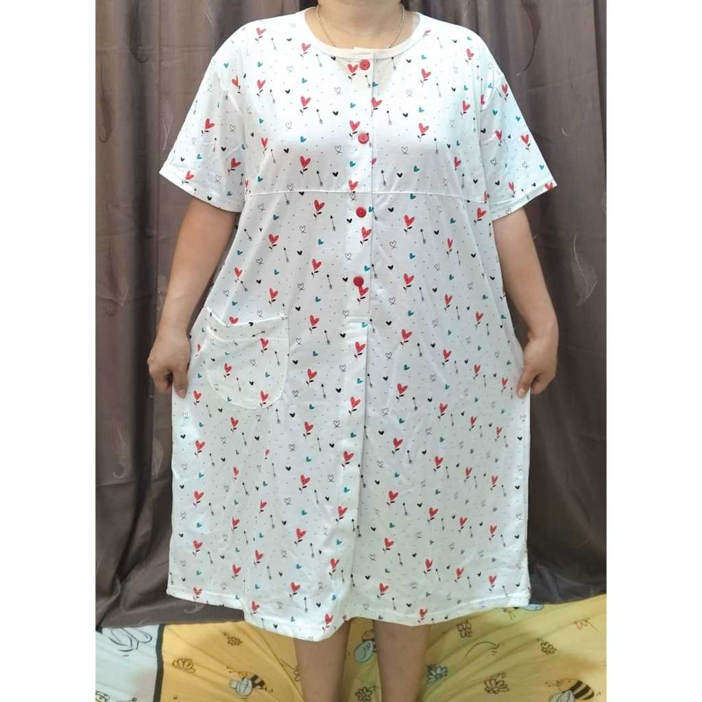 Jual daster over size jumbo kancing busui ld 130-140-new kekinian ...