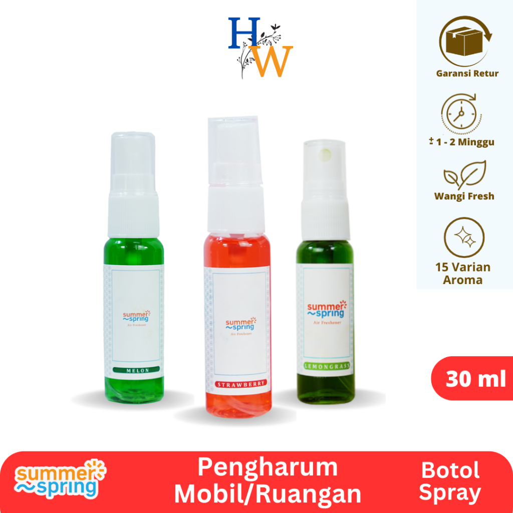 Jual Summer Spring Botol Spray 30 ml Pengharum Kamar Mandi Toilet Spray ...