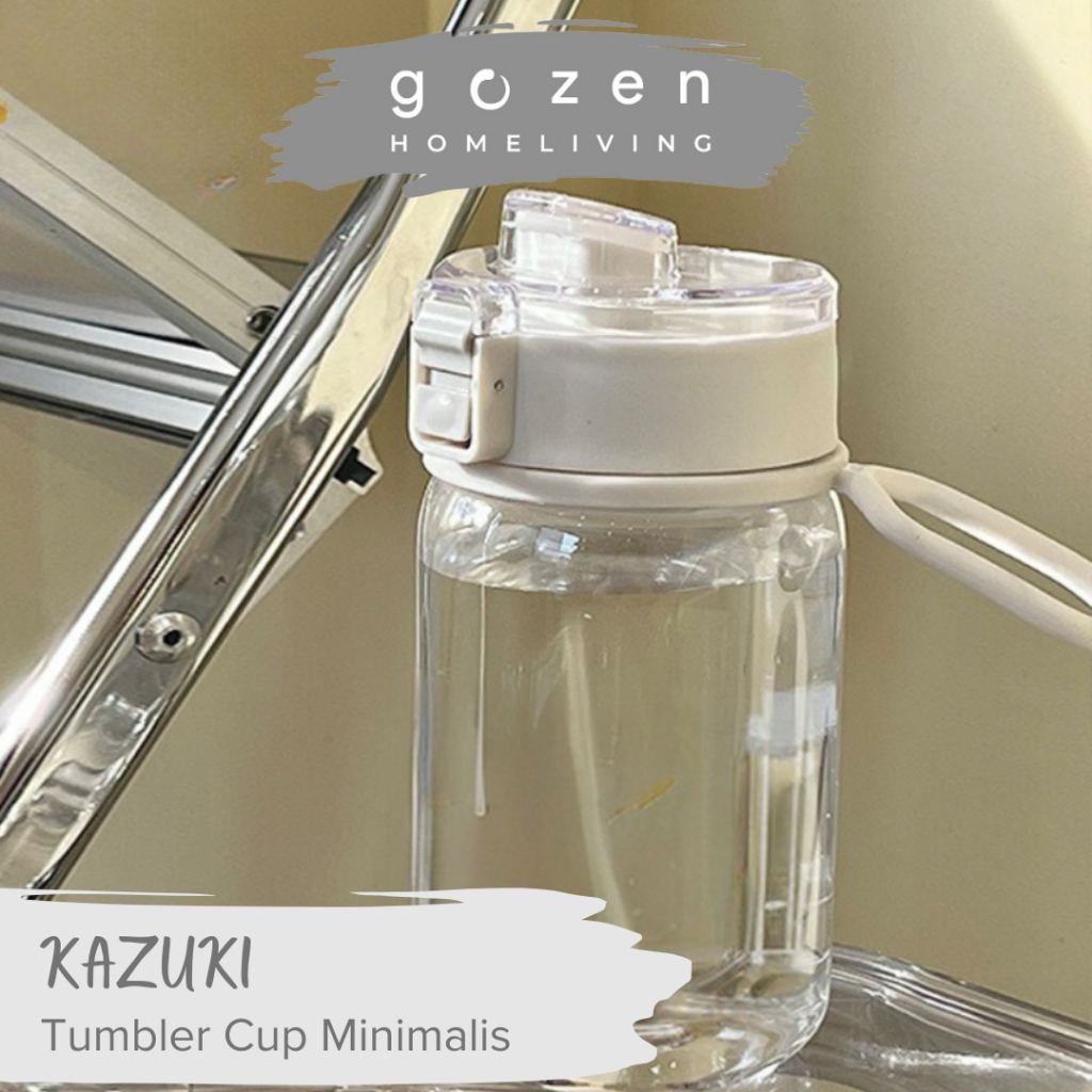 Jual |GOZEN| KAZUKI Tumbler Kopi Dan Teh Transparan Tumblr Air Minum ...