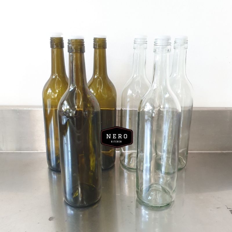 Jual Botol Wine 750ml / Botol wine bekas / Botol Kaca panjang / Botol ...