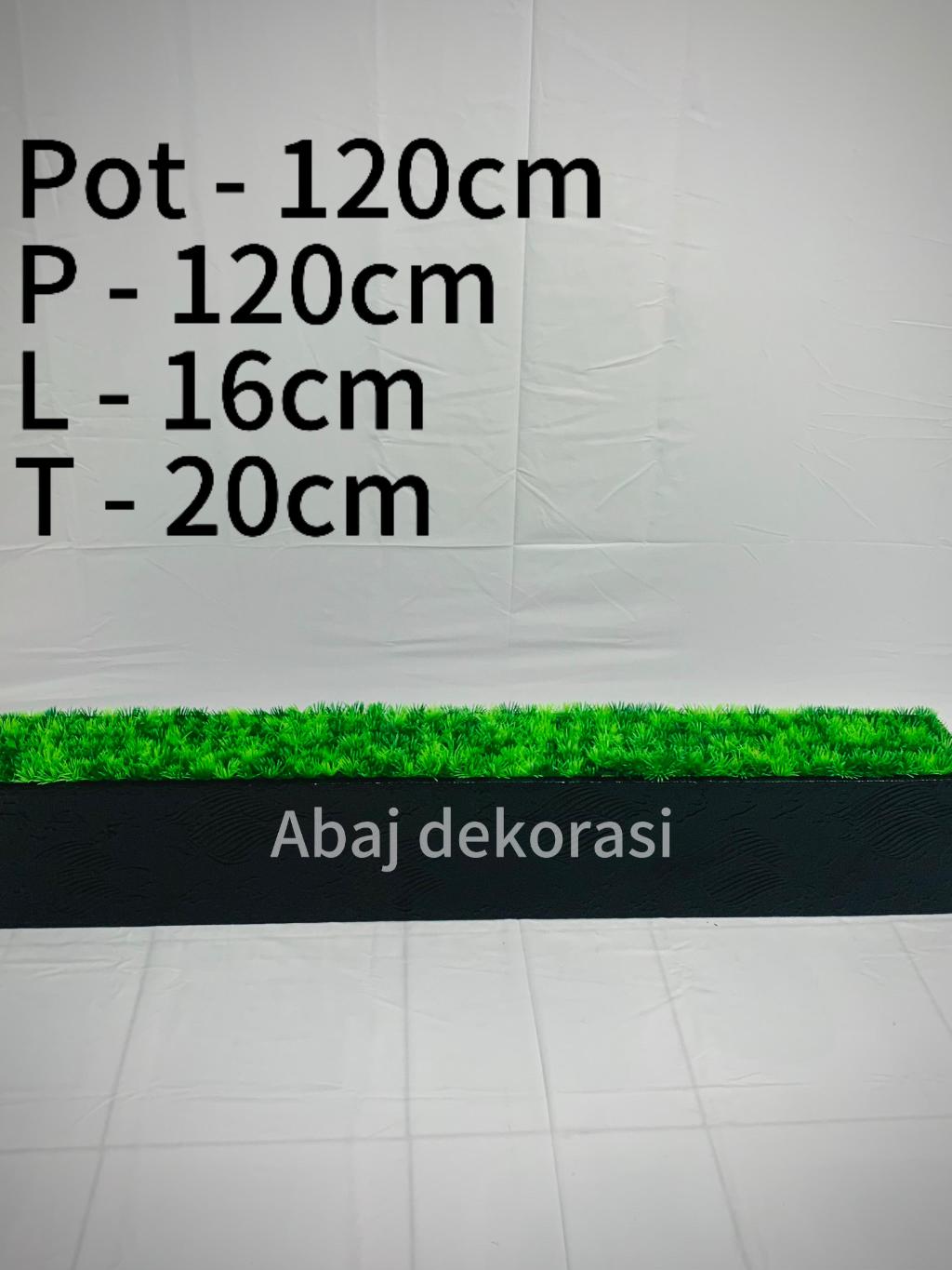 Jual Pot tanaman bunga partisi bambu partisi panjang 120cm artificial ...