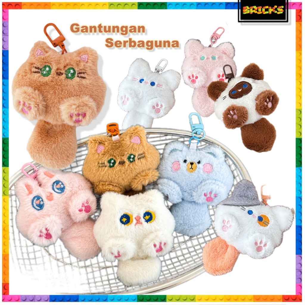 Jual Gantungan Tas Kunci Hiasan Boneka Lucu Cute Plush Animal Doll Gift ...