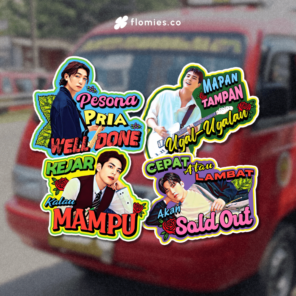 Jual [ Isi 4 pcs Stiker ] DAY6 Sticker Angkotz Pack Ver.1 | Sticker ...