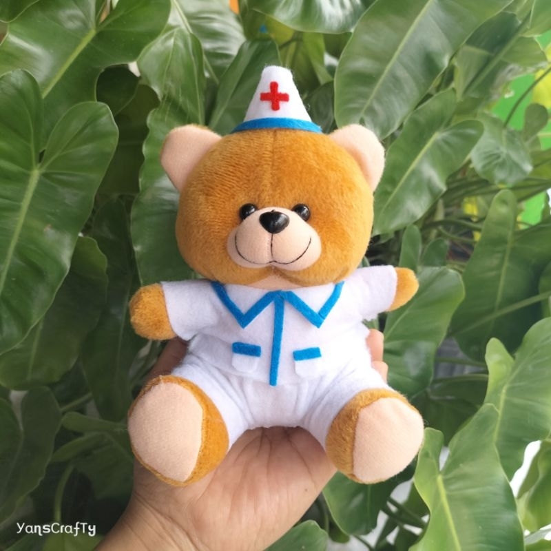 Jual Boneka Beruang Mini Tema PERAWAT. Boneka buket. boneka hampers ...
