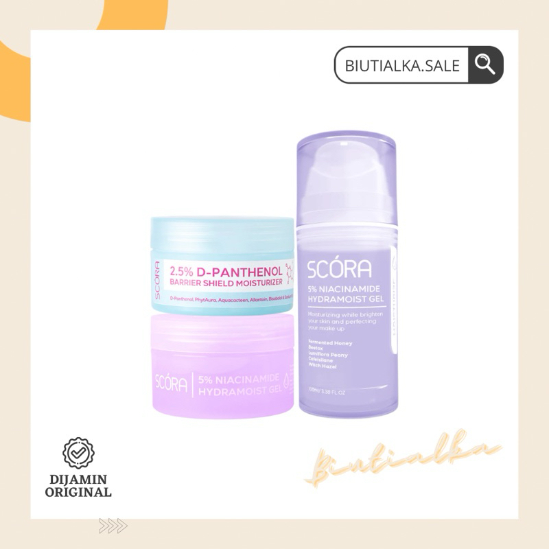 Jual SCÓRA SCORA 5% Niacinamide Hydramoist Gel Moisturizer 100ML 40ML ...
