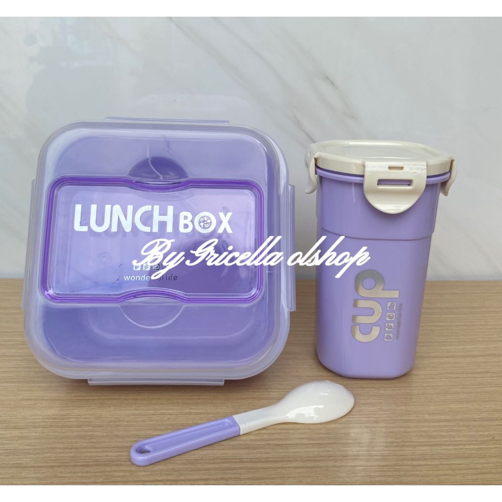 Jual 1 SET KOTAK BEKAL ANAK ISI BOX DAN BOTOL BUAT BEKAL ANAK LUNCH BOX ...