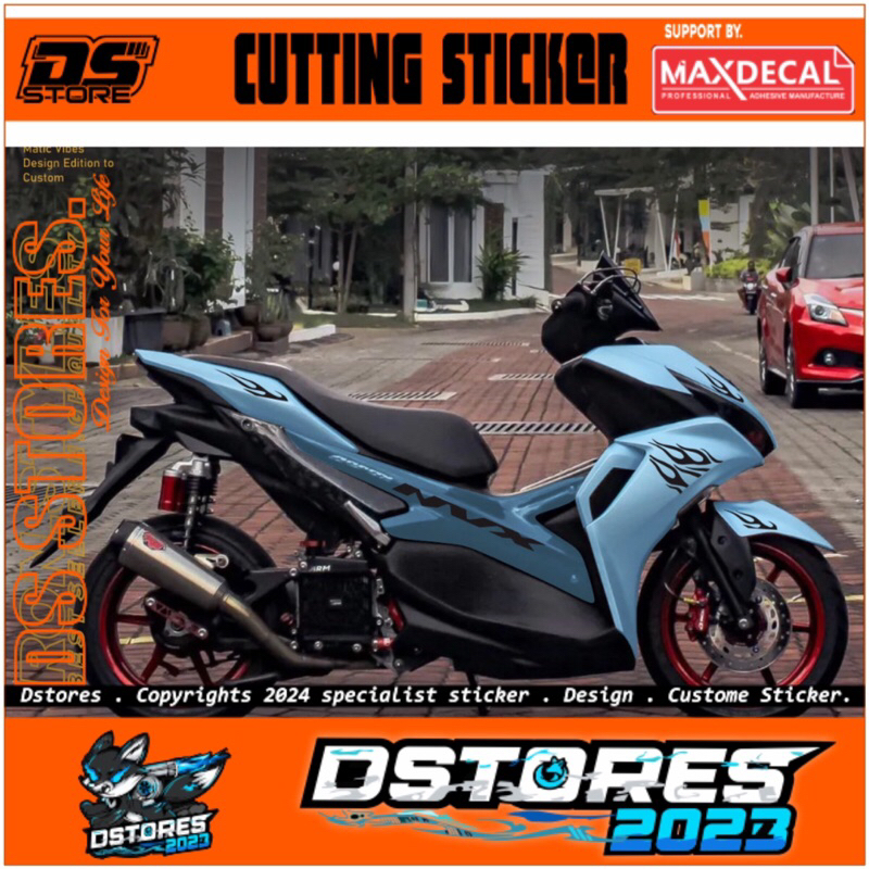 Jual ARV5 CUTTING STICKER STRIPING VARIASI AEROK NEW STIKER CUTTING ...