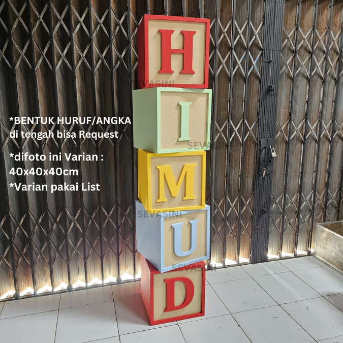 Jual Kotak Box Huruf dan Angka Styrofoam untuk Dekorasi Acara - Warna ...