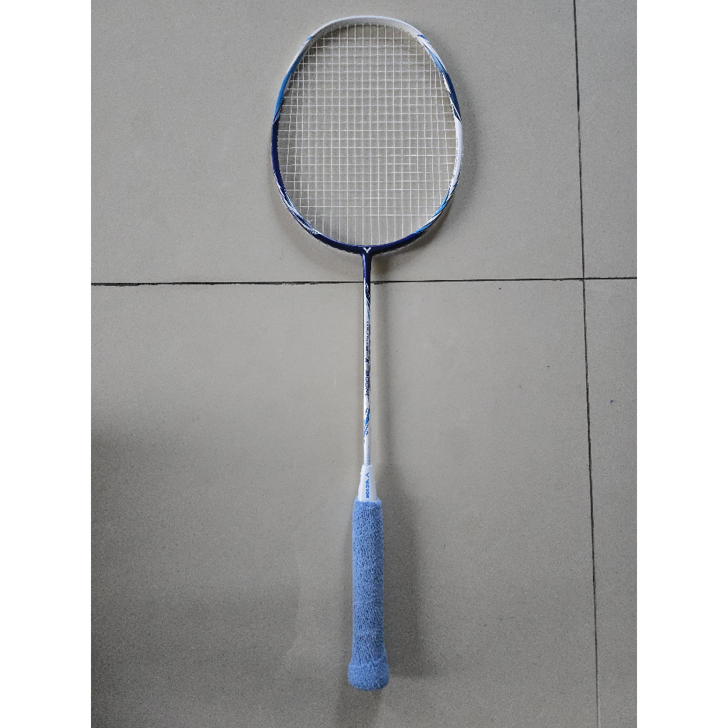 Jual Raket Victor Thruster K Boom Glacier Blue Ex-Review HR Ten ...