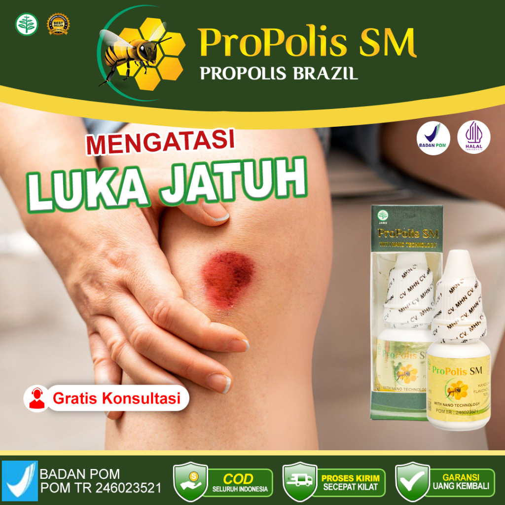 Jual Obat Luka Propolis SM Brazilian 6 ML With Nano Technology | Shopee ...