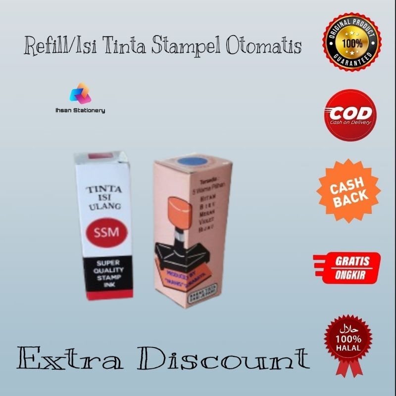 Jual Tinta Stempel Otomatis (1 Pcs) | Shopee Indonesia