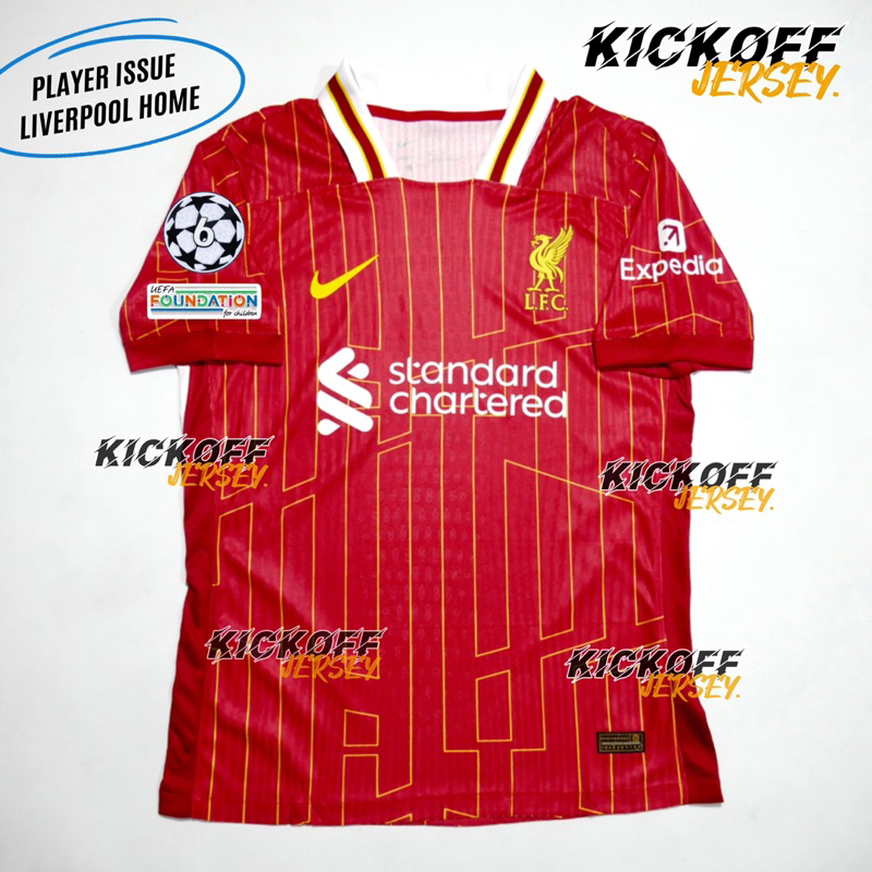 Jual (PLAYER ISSUE) LIVERPOOL LFC HOME NEW SEASON 2024/25 PI | Shopee ...