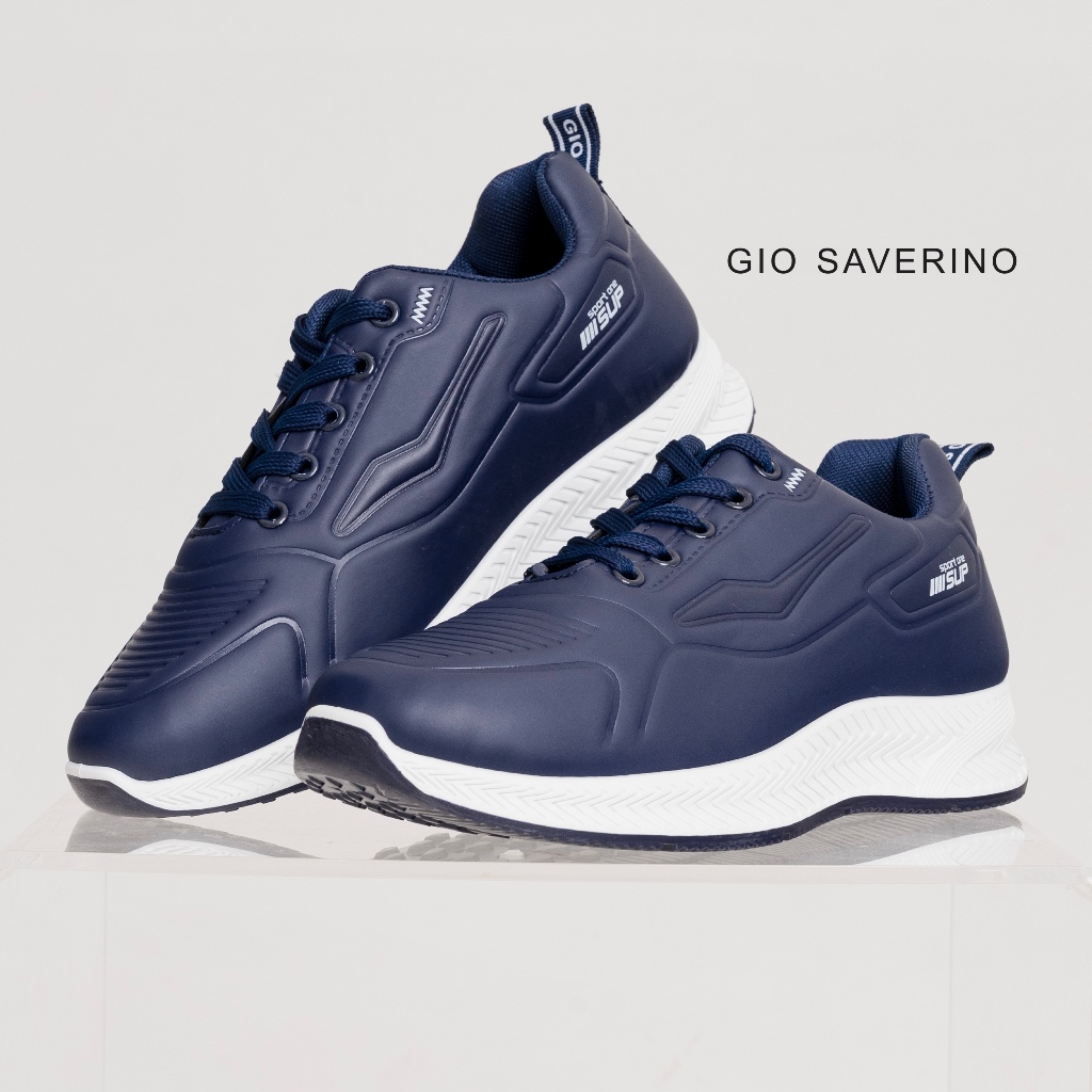 Jual Gio Saverino Sepatu Sekolah Hitam Pakai Tali Joker | Shopee Indonesia