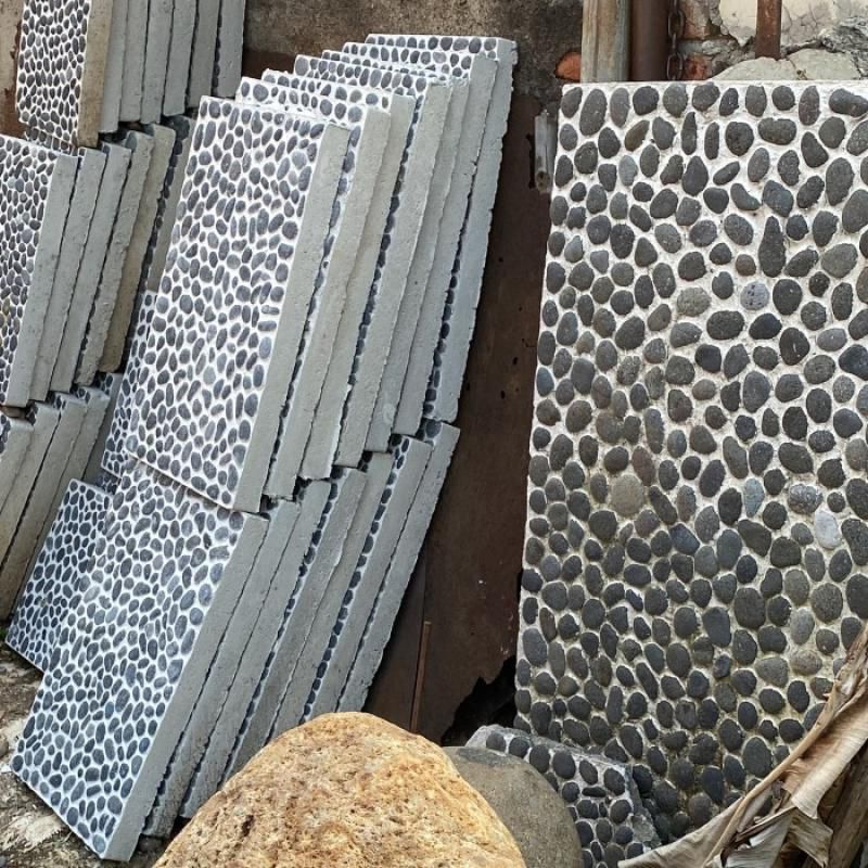 Jual Batu pijakan kaki taman, steping stone, uk 25 cm x 40 cm, batu ...