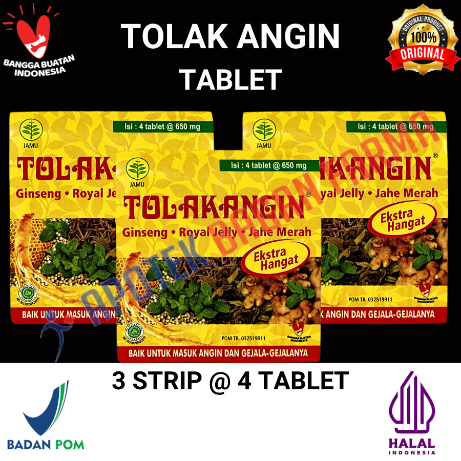 Jual TOLAK ANGIN TAB 1 BOX ISI 48 TABLET/ECERAN | Shopee Indonesia