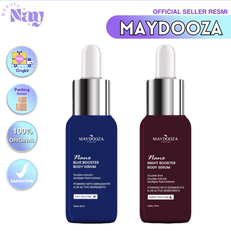 Jual MAYDOOZA NANO BLUE BOOSTER BODY SERUM NIGHT BOOSTER BODY SERUM ...