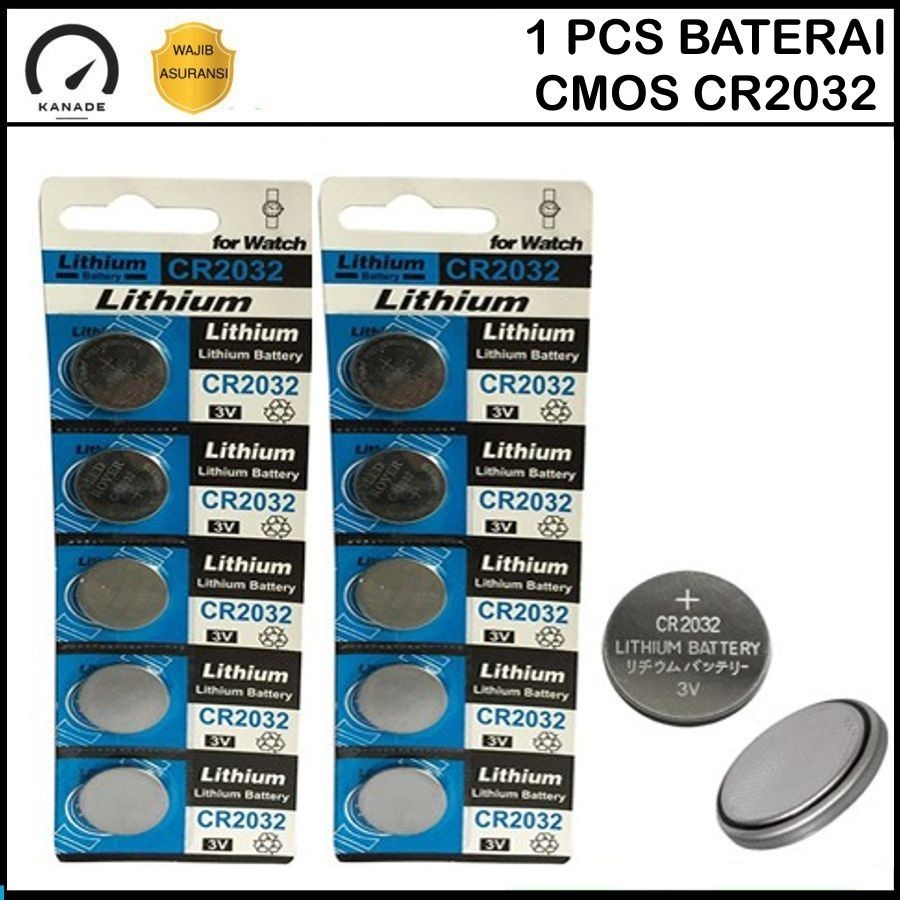 Jual Baterai Battery CMOS Cimos Bulat Lithium Biru CR2032 Batu Batre ...