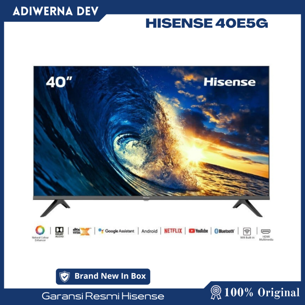 Jual Hisense 40 inch FHD Android 11 Smart TV - Bezelless Design - Dolby Audio - Youtube/Netflix ...