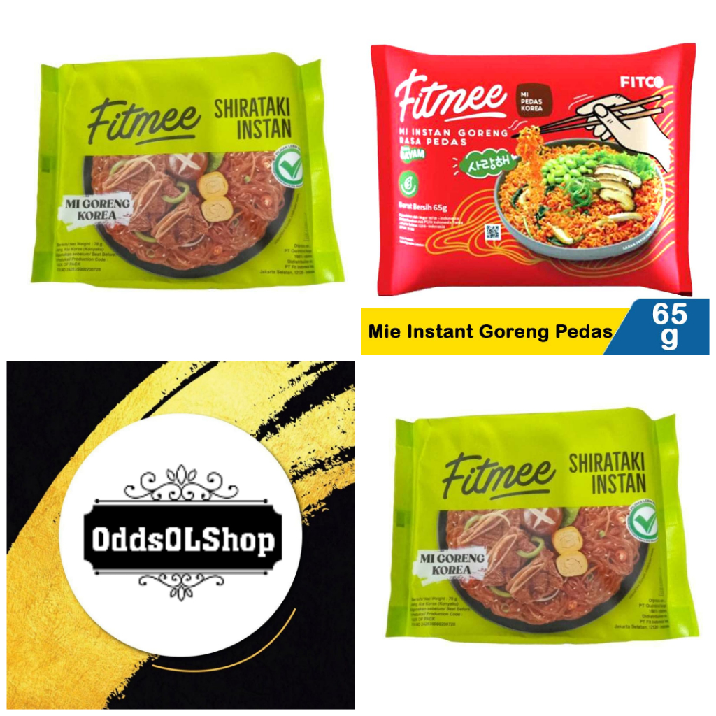 Jual Fitmee Varian Rasa Kemasan Mi Instan Goreng Pedas Korea Shiarataki ...